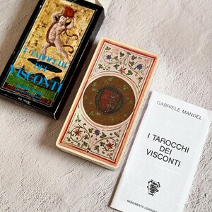 Super Rare 1970s I Tarocchi Dei Visconti - Large Italian Tarot Deck ...