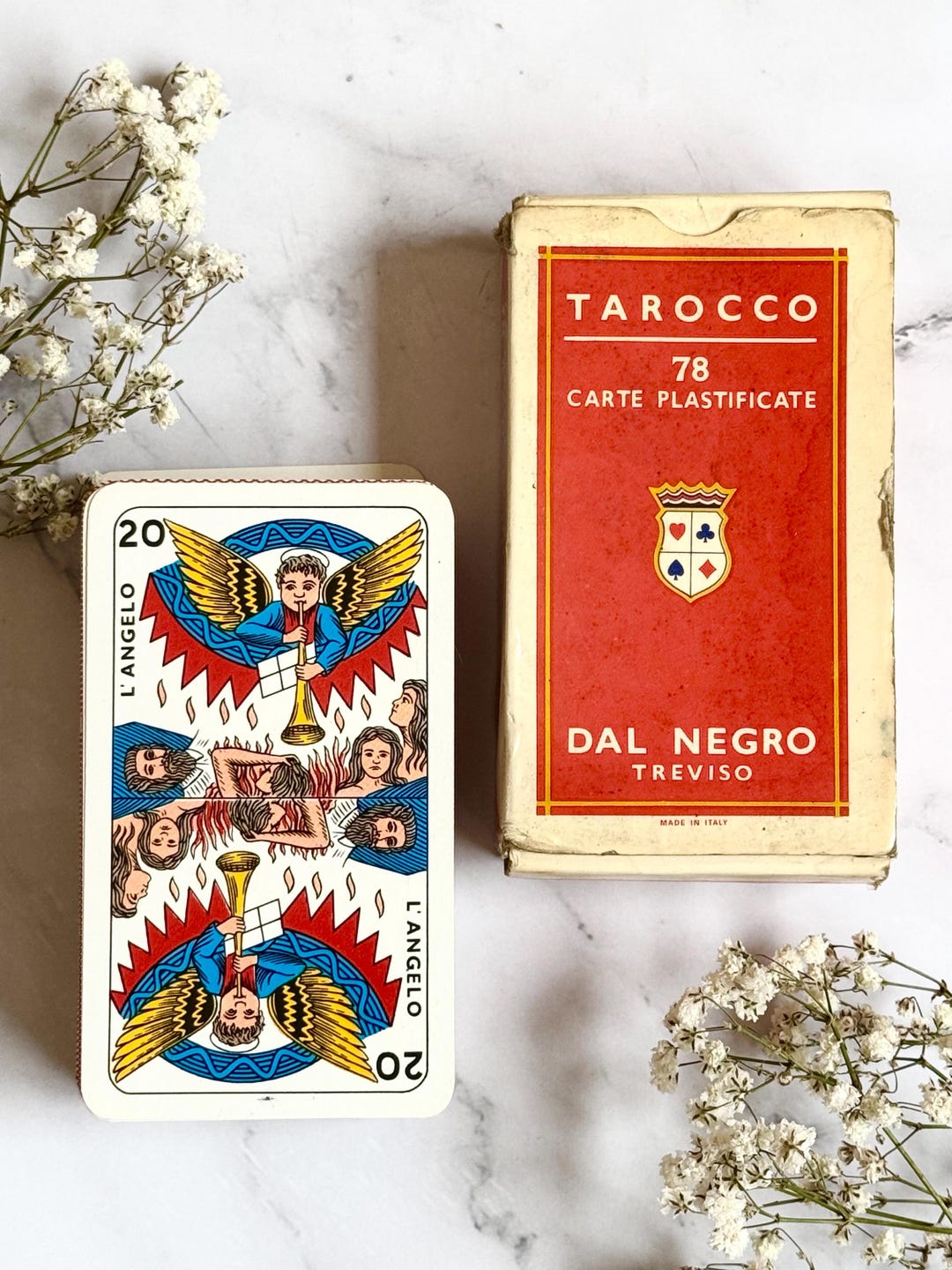 Rare Vintage Italian Tarot Deck, Dal Negro Tarocco 78 Cards - Classic ...