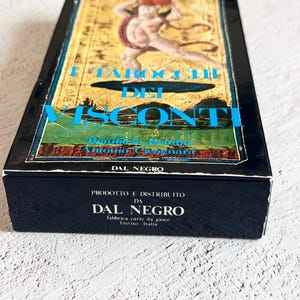 Super Rare 1970s I Tarocchi Dei Visconti - Large Italian Tarot Deck ...