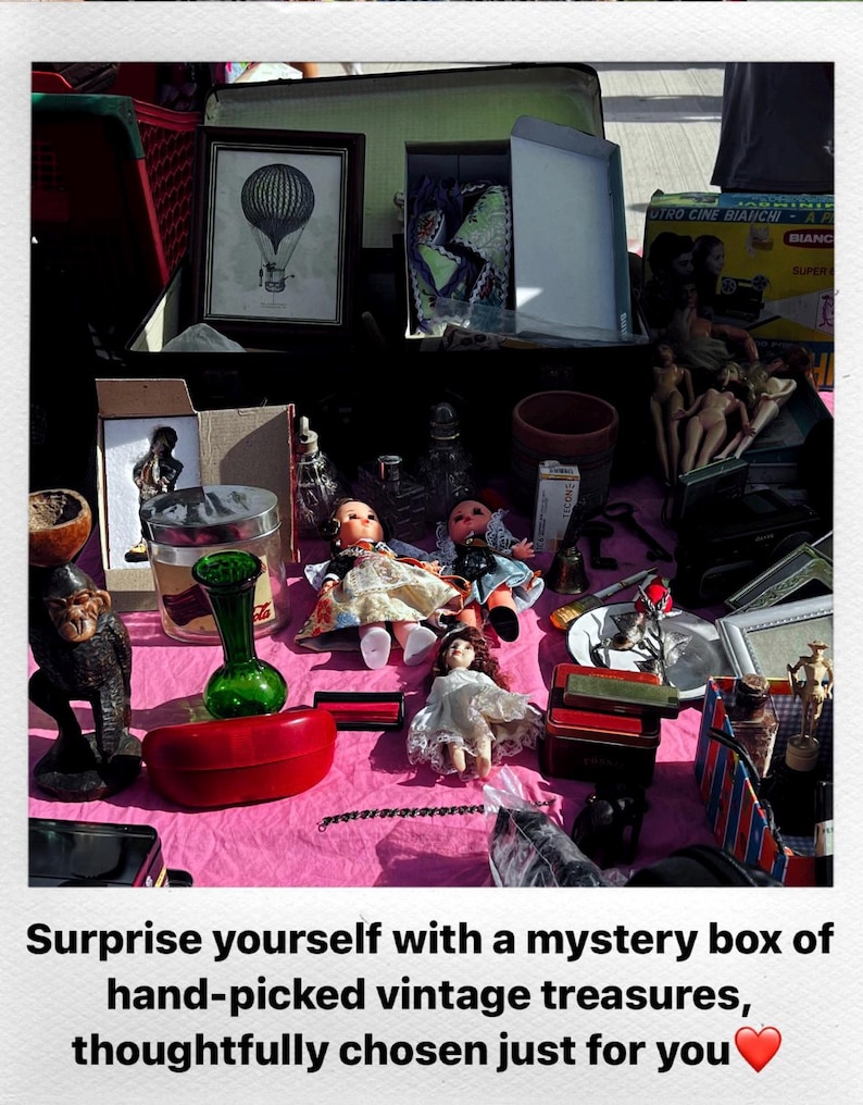 Vintage Mystery Box – Cottagecore & Retro Decor – Antique-inspired Gift ...