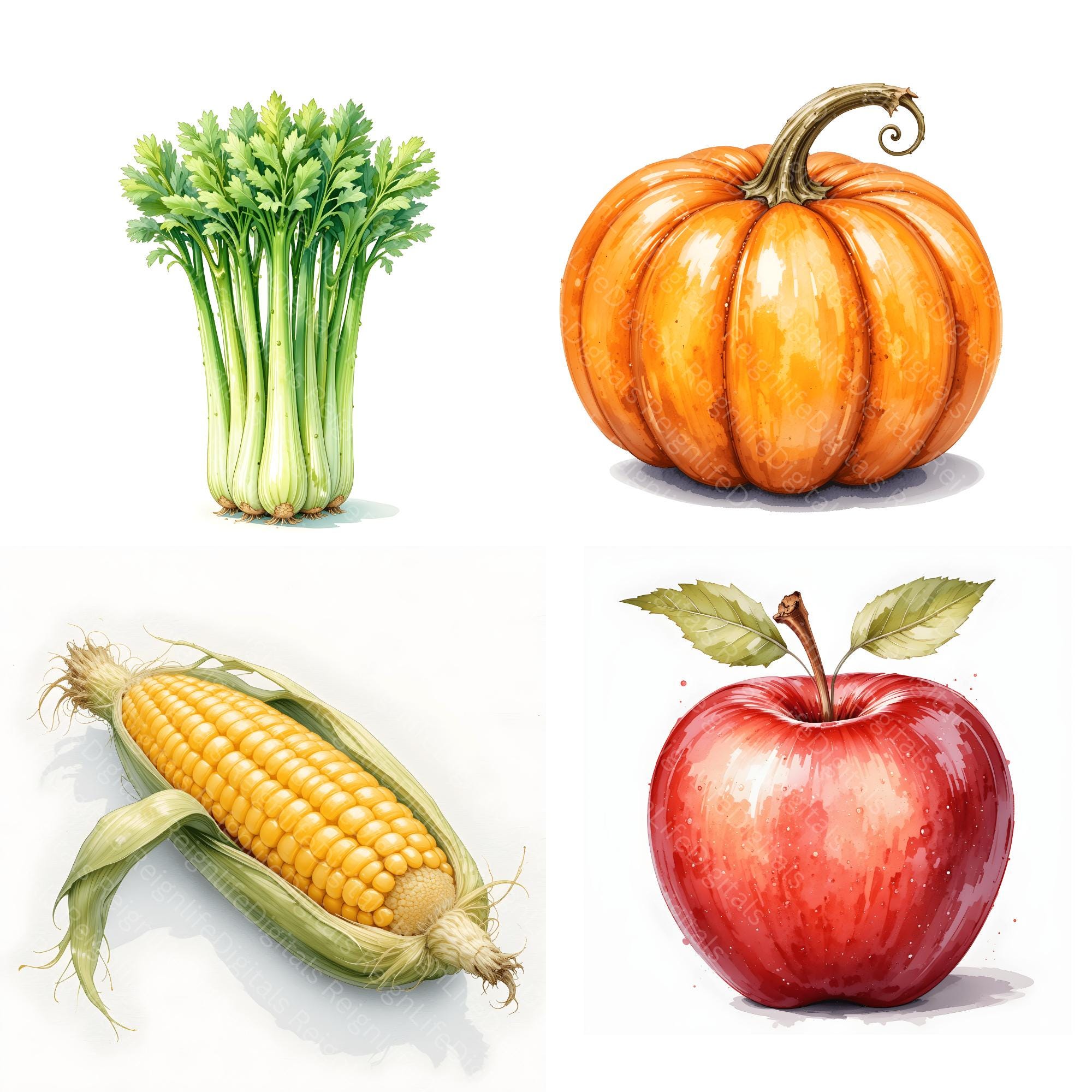 Watercolor Farmers Market Clipart | Farm Stand Graphic Illustrations ...