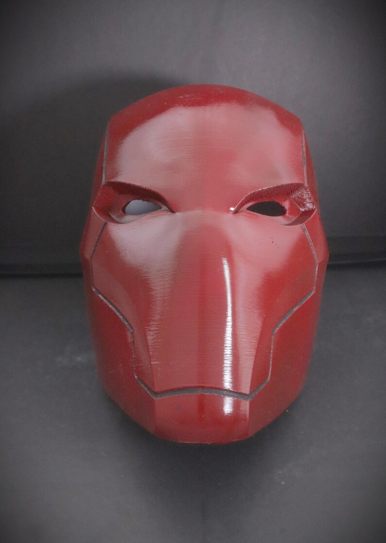 Redhood Inspired Helmet, Redhood Mask, Halloween Mask, Halloween Helmet ...