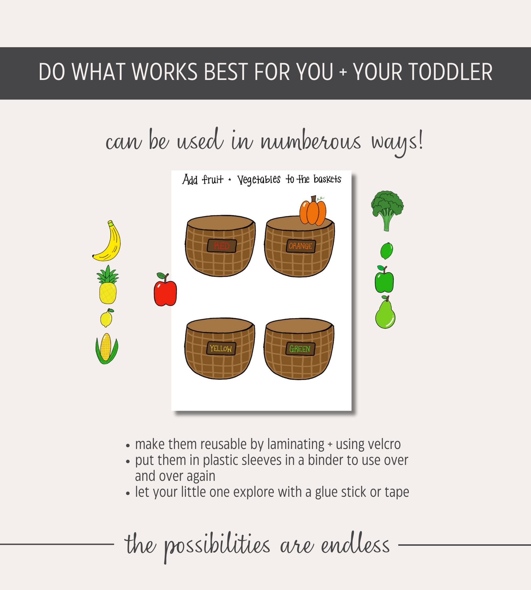 Toddler Activity Journal, Printable DIY Toddler Binder Book, Learning ...