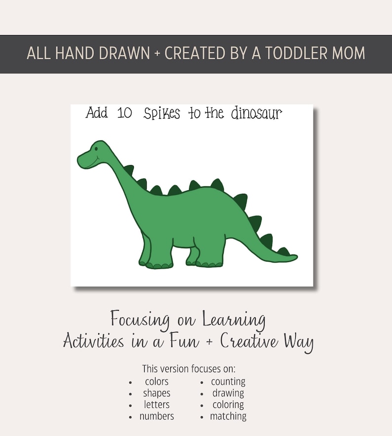 Toddler Activity Journal, Printable DIY Toddler Binder Book, Learning ...