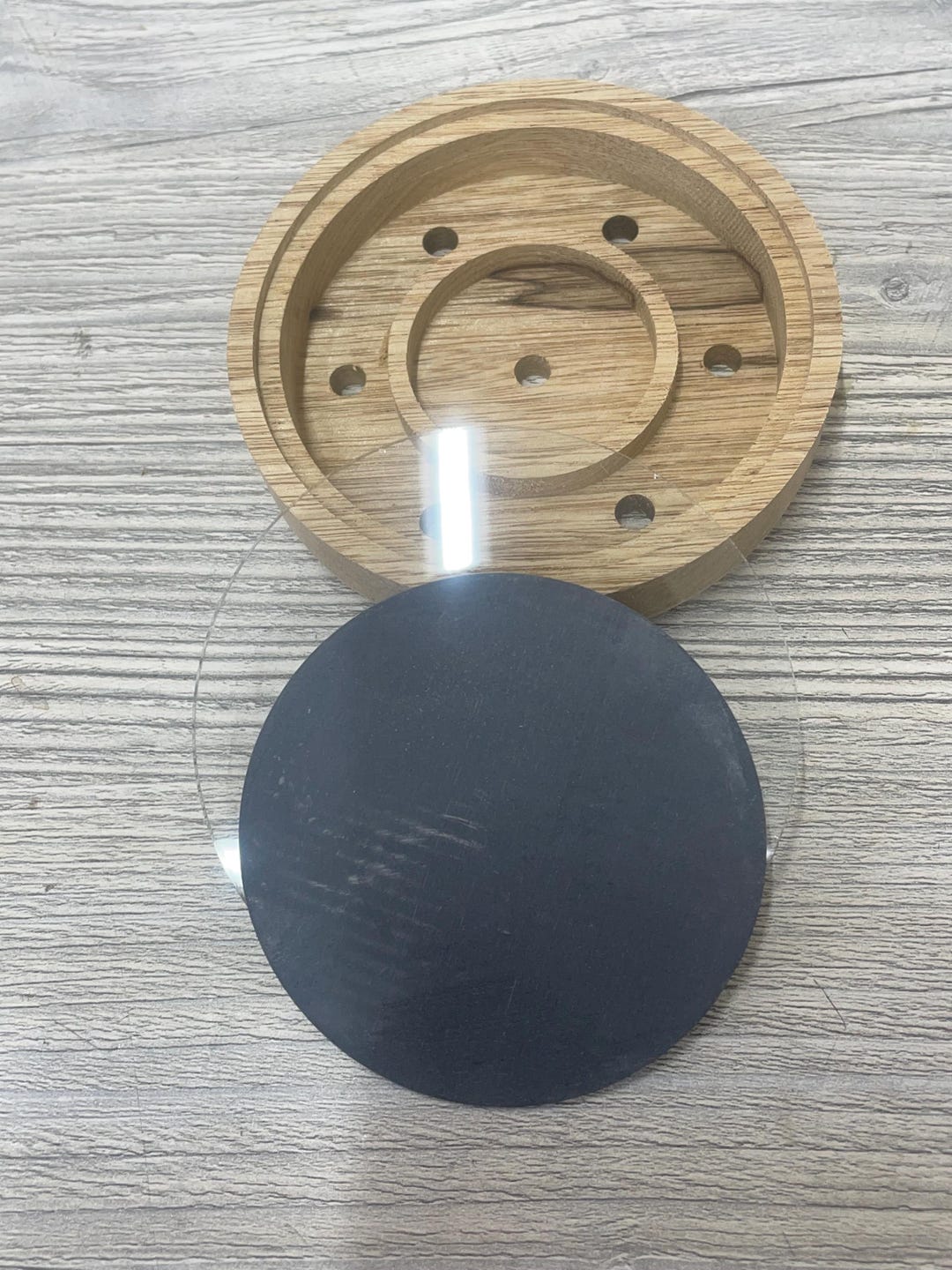 Black Limba 3 1/2 Glass Over Slate Pot Call Kit. - Etsy