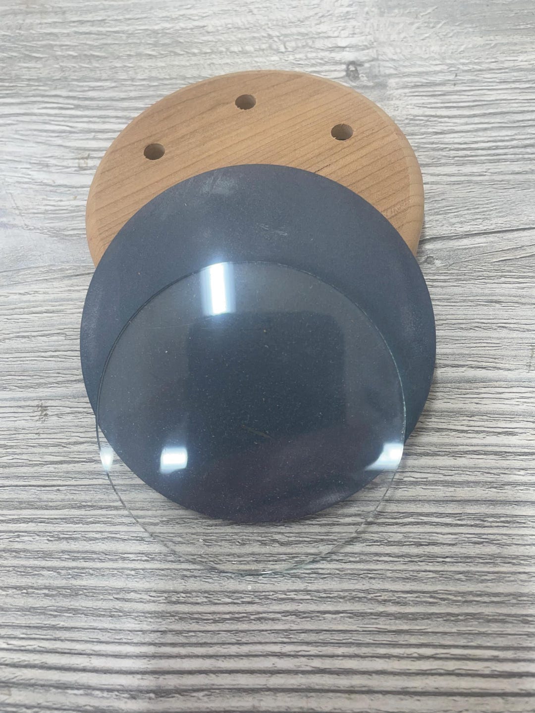 Cherry 3 1/2 Slate Over Glass Pot Call Kit. - Etsy