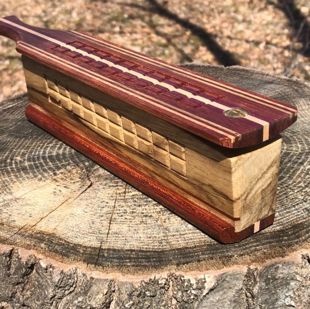Checkered, Inlay, and Striped Short Box-foggy Holler Custom Calls - Etsy