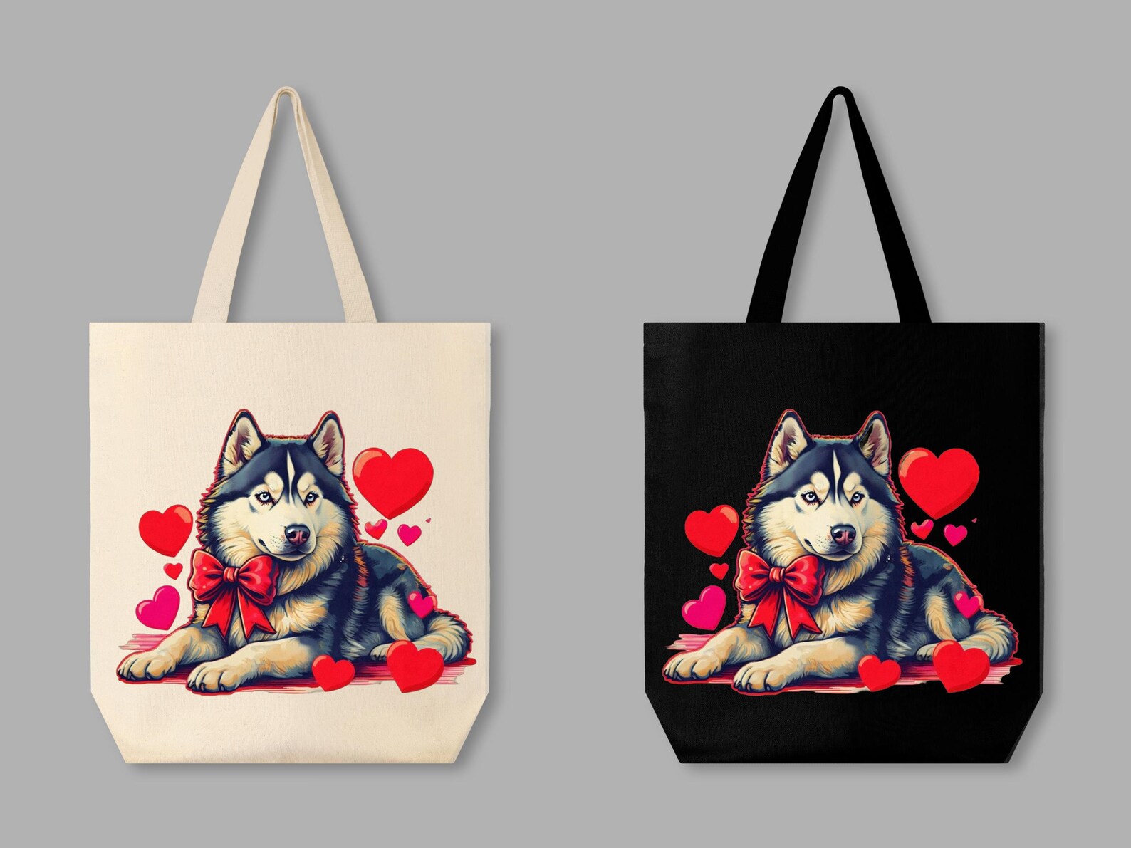 Valentines Day Husky PNG - Husky Dog Lovers PNG Valentine Decor Vday ...