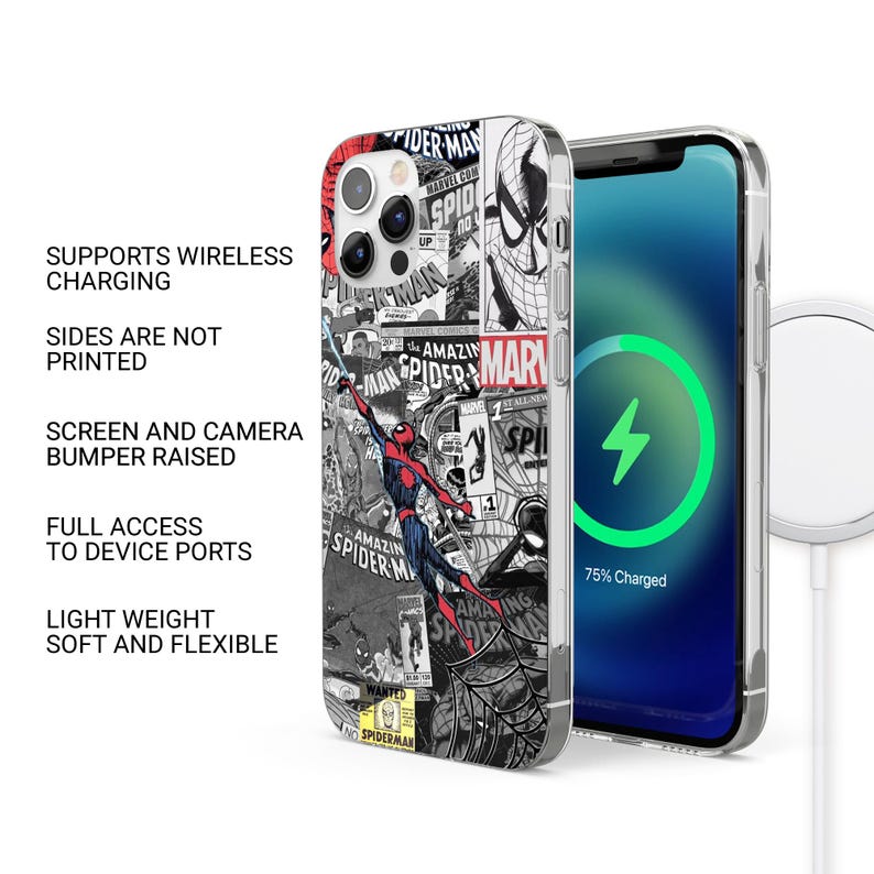 Spider-verse Comic Spider-man Cobweb Action Novel Phone Cover for ...