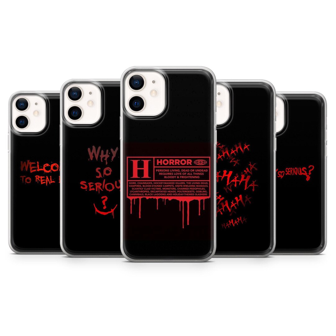 Joker DC Comics Why so Serious Villain Phone Cover for iPhone 16,15,14 ...