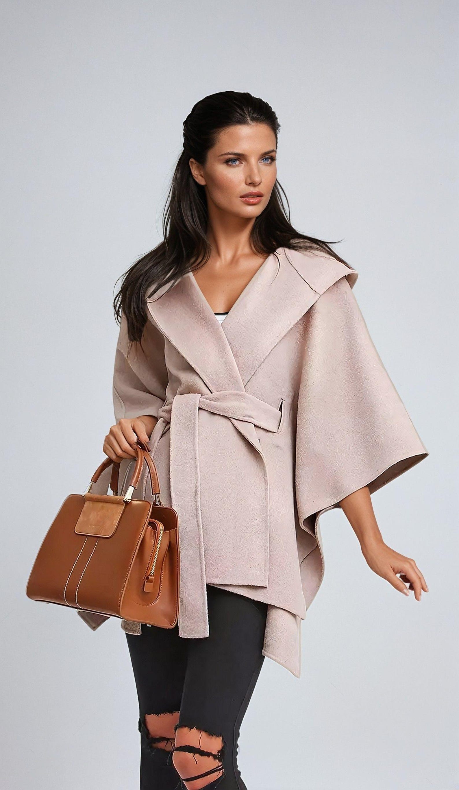 Oversized Hooded Cape Coat Sewing Pattern | Unisex Cape Coat PDF ...