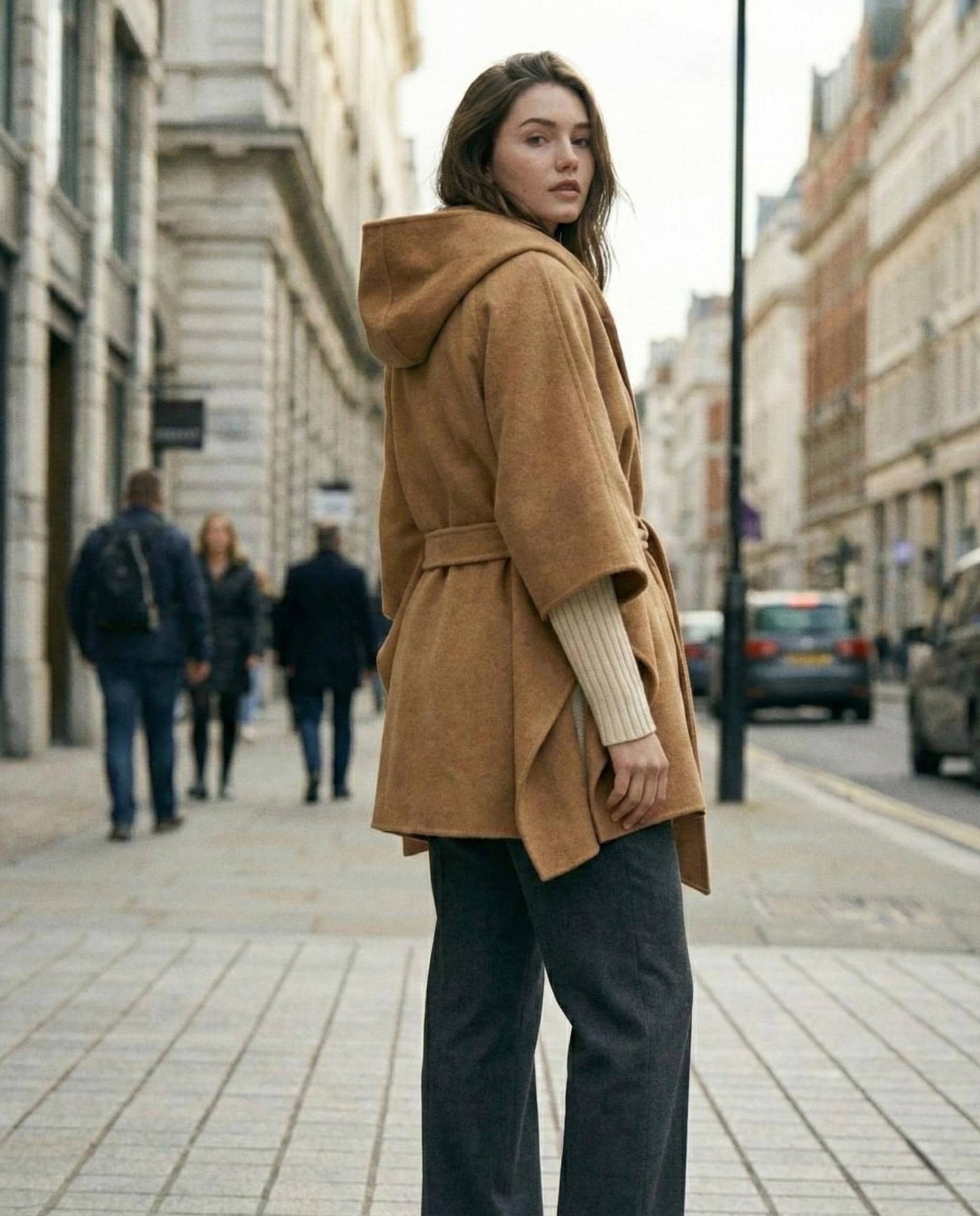 Oversized Hooded Cape Coat Sewing Pattern: Unisex One-size (PDF Pattern ...