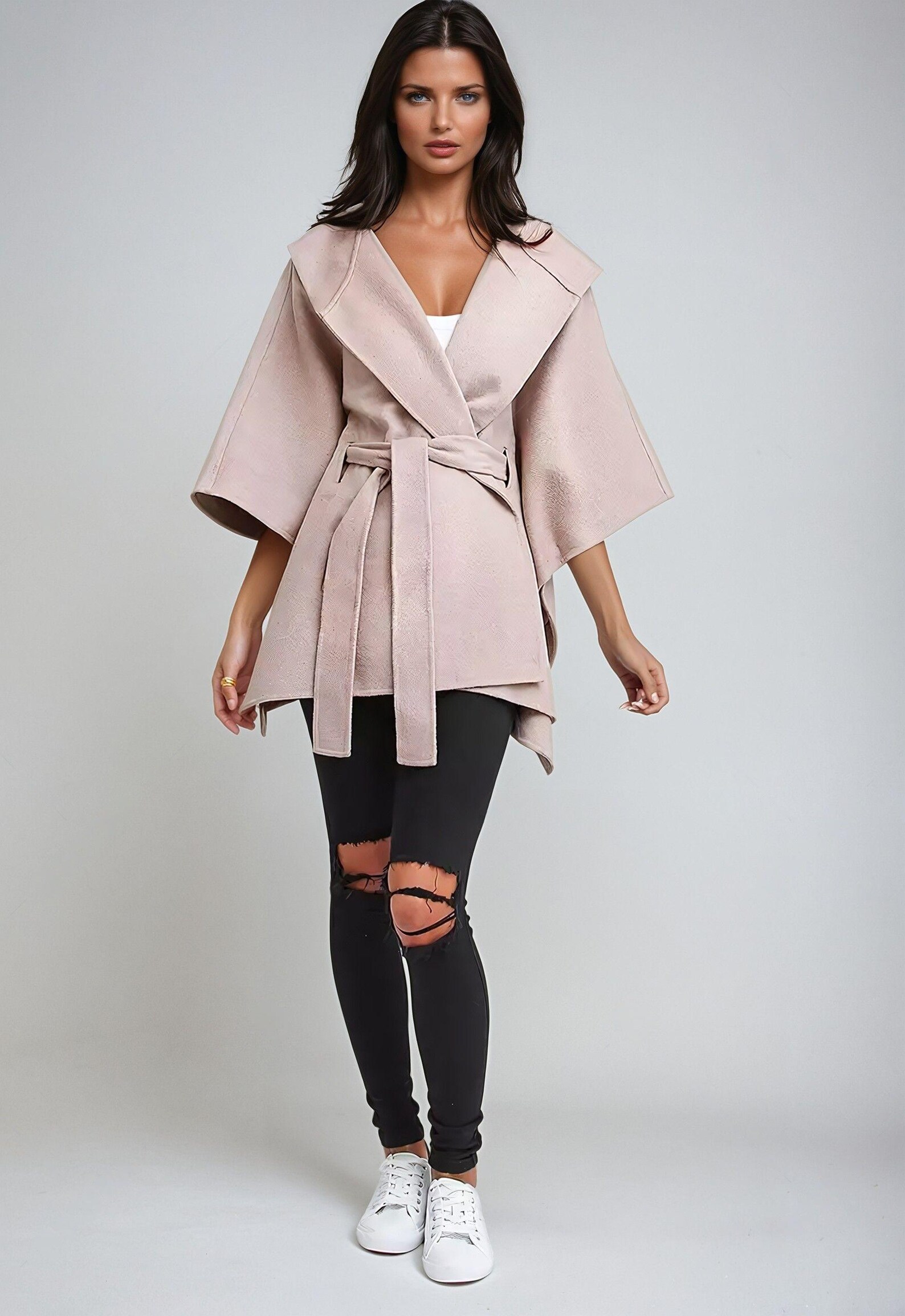 Oversized Hooded Cape Coat Sewing Pattern | Unisex Cape Coat PDF ...