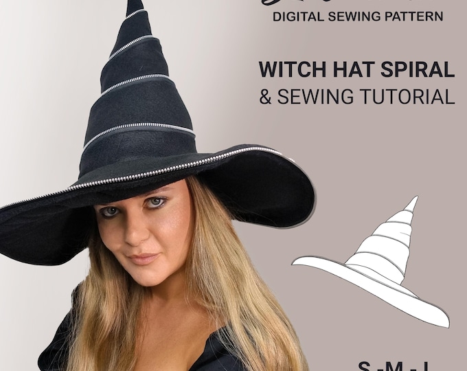 The Spellbound Witch Hat Sewing Pattern or Kit! - Choose Option - Etsy ...