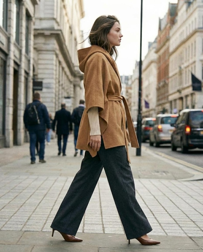 Oversized Hooded Cape Coat Sewing Pattern: Unisex One-size (PDF Pattern ...