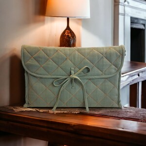 Quilted Laptop Bag Sewing Pattern | Easy DIY Laptop Sleeve for 12", 13 ...