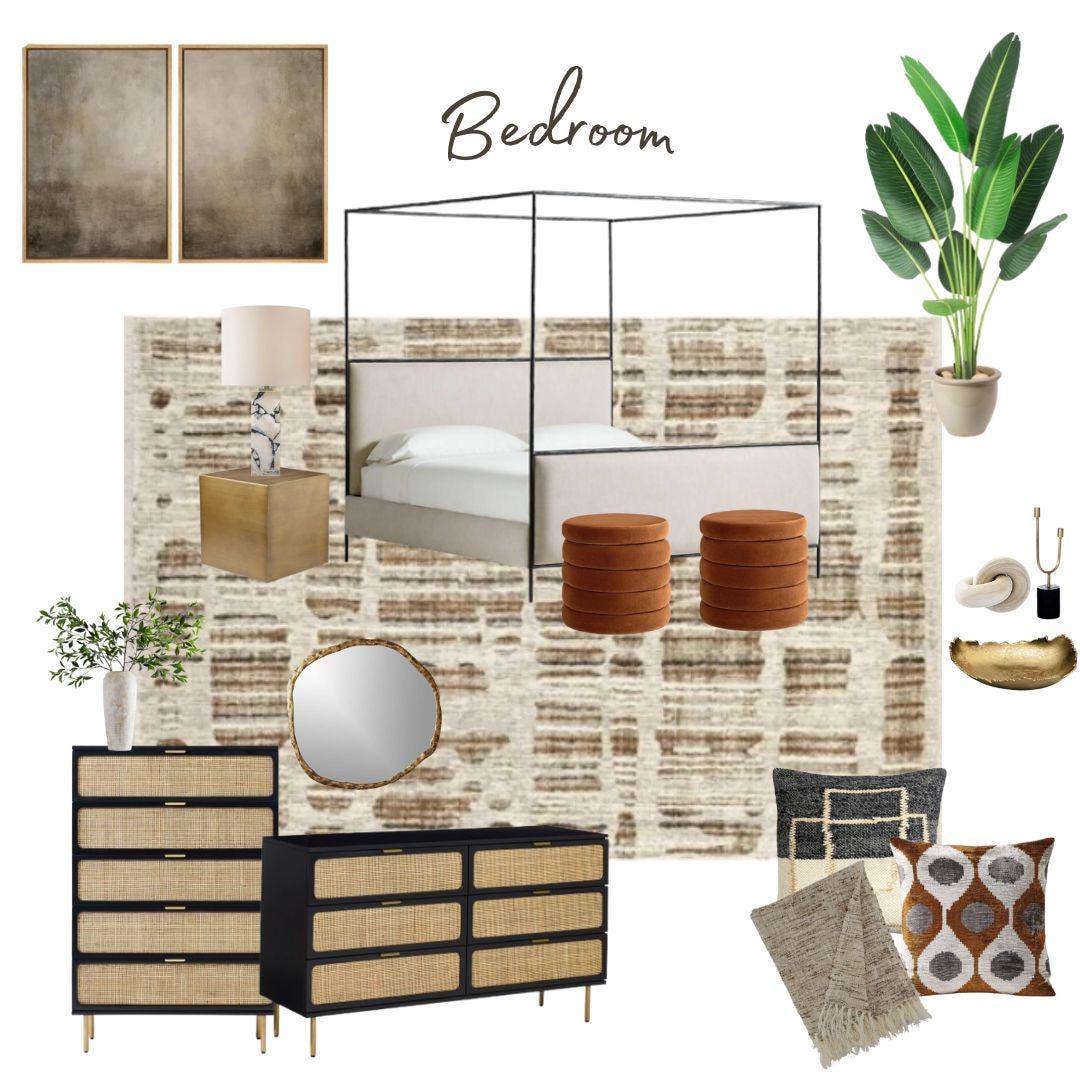 Custom Interior Design | Mood Board | Virtual Room Design - Etsy