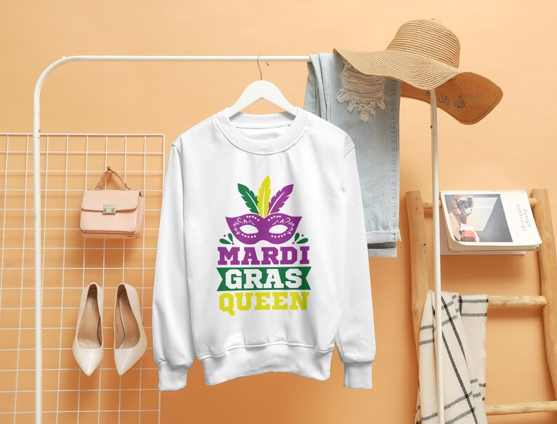 Mardi Gras Queen SVG | Fat Tuesday Shirt Design for Cricut | Carnival ...