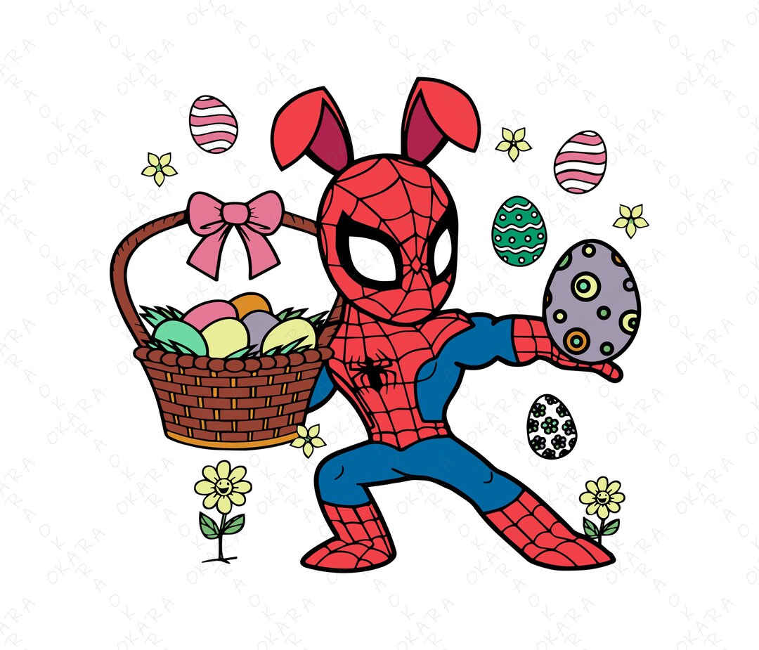 Spiderman Easter Design for Shirt - Mug - Tote Bag - Tumbler, Easter ...