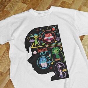 Inside Out Characters in Head Design for Shirt - Mug - Tote Bag ...