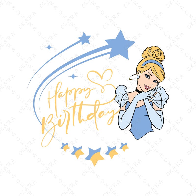 Cinderella Printable - Etsy