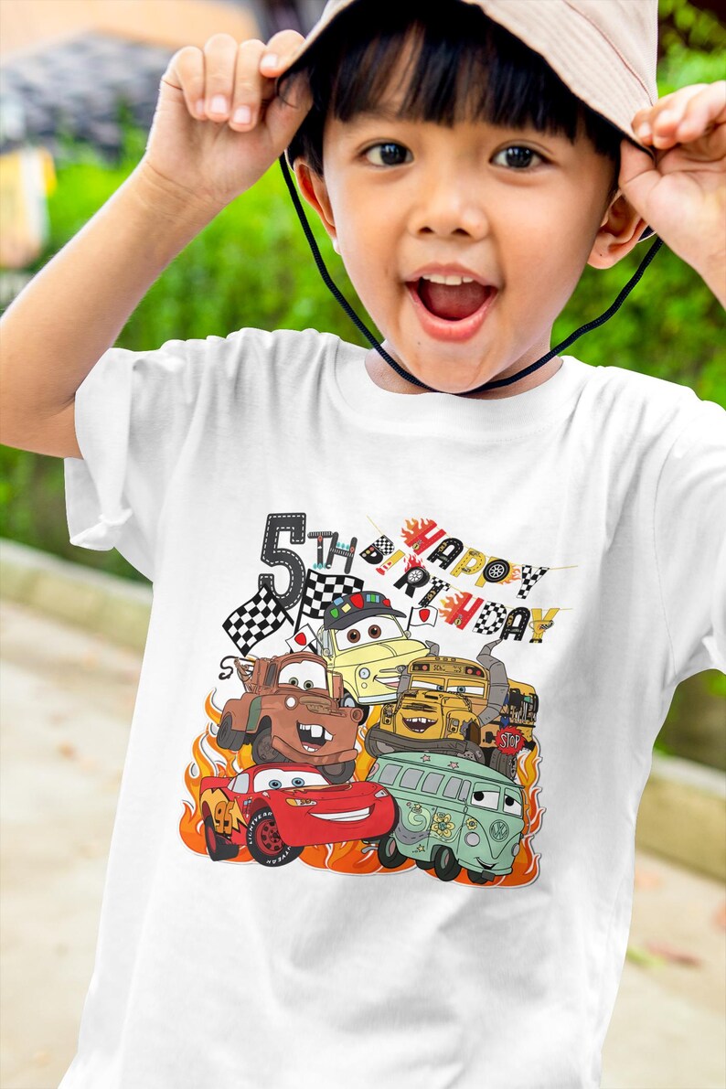 Birthday With Cars Movie, Cars 5th Happy Birthday Png, Lightning ...