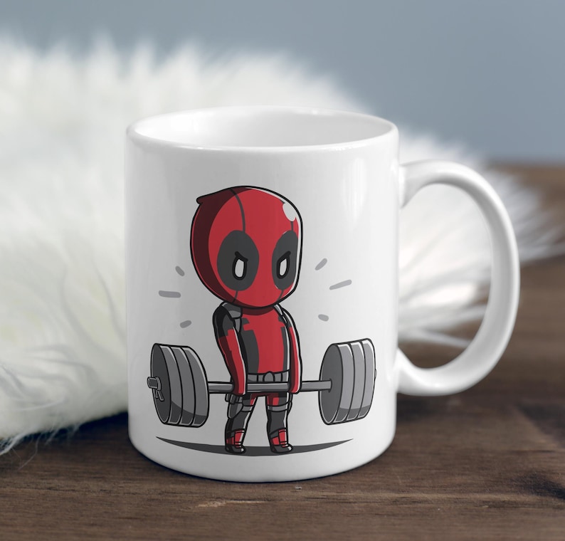 Deadpool Gym Deadlift SVG - Shirt, Mug, Tumbler Design (digital File ...