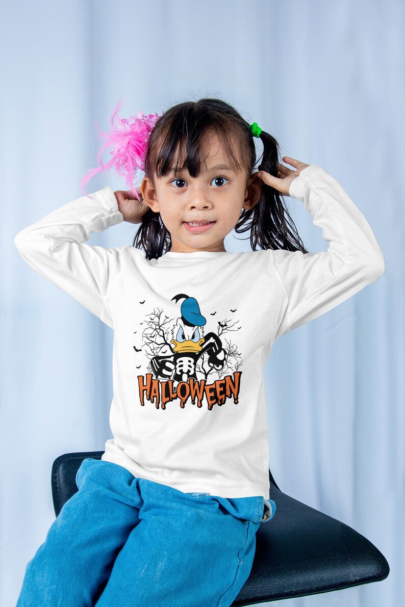 Skeleton Donald Duck SVG - Halloween Spooky PNG Cut File | Cricut ...