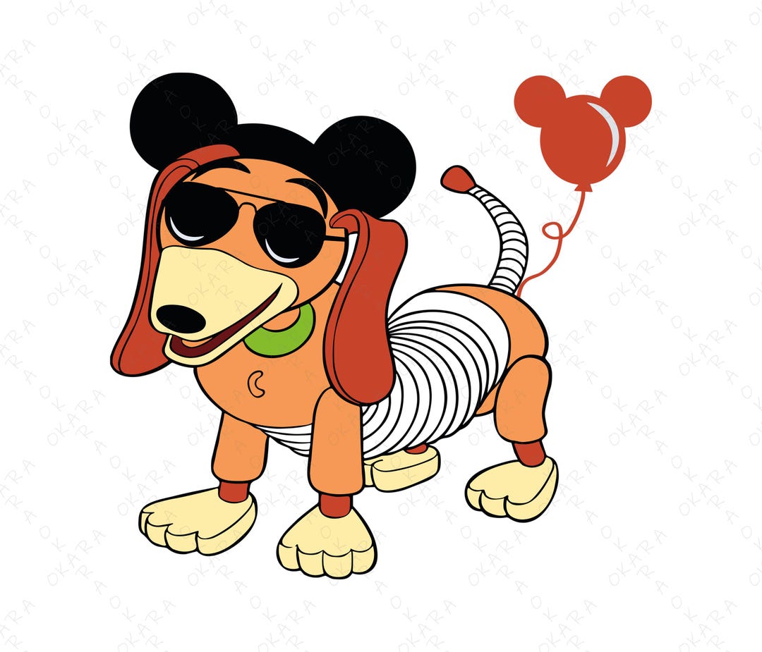Toy Story Slinky Dog Design for Shirt - Mug - Tote Bag - Tumbler ...