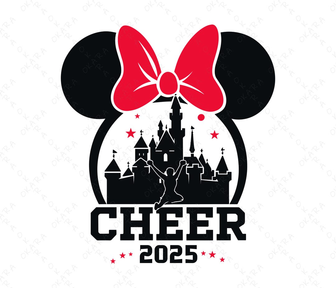 Minnie Head Cheer 2025 Design for Shirt - Mug - Hoodie - Tote Bag ...
