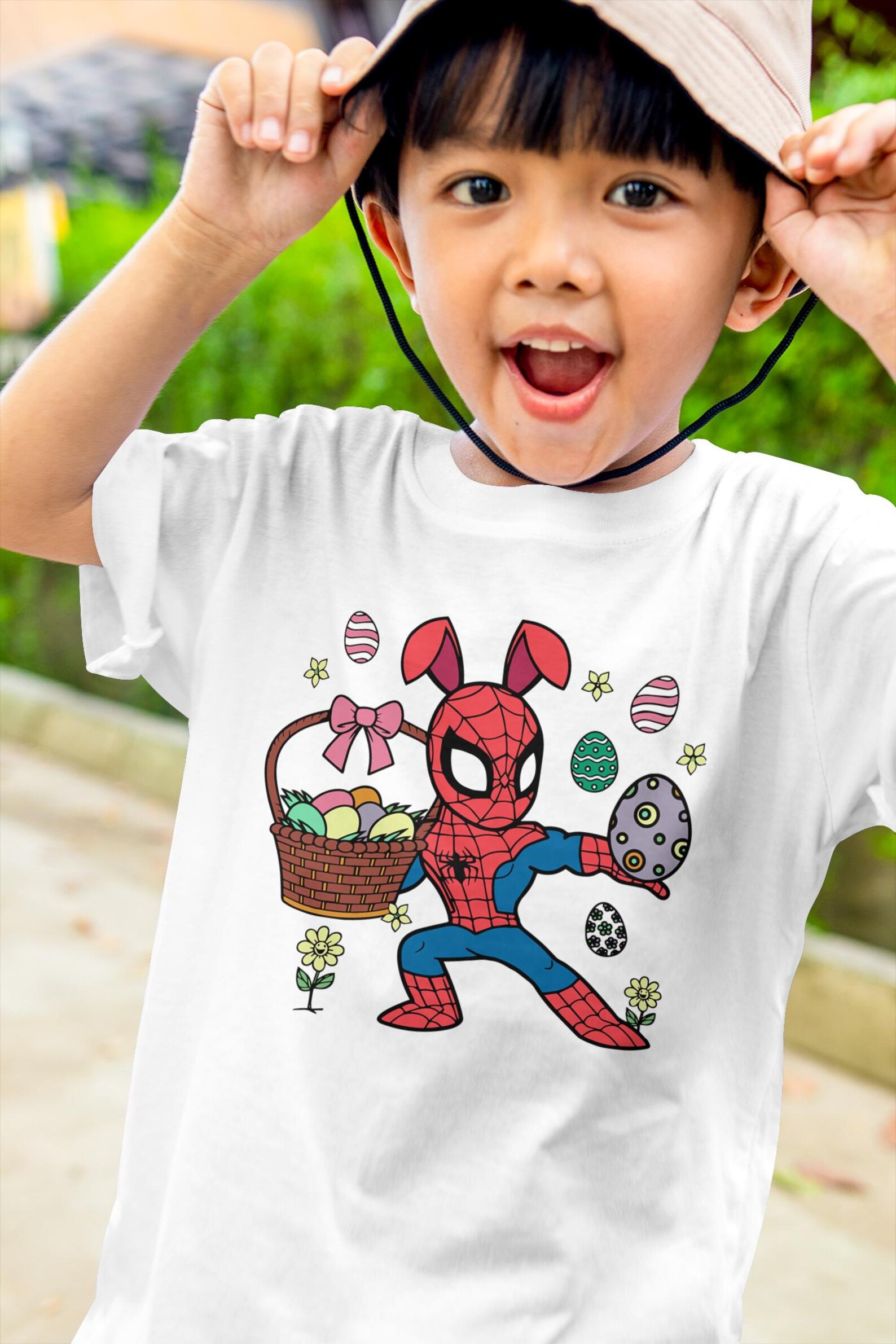 Spiderman Easter SVG Bundle | Spider Hero Bunny PNG | Boys Easter Shirt ...