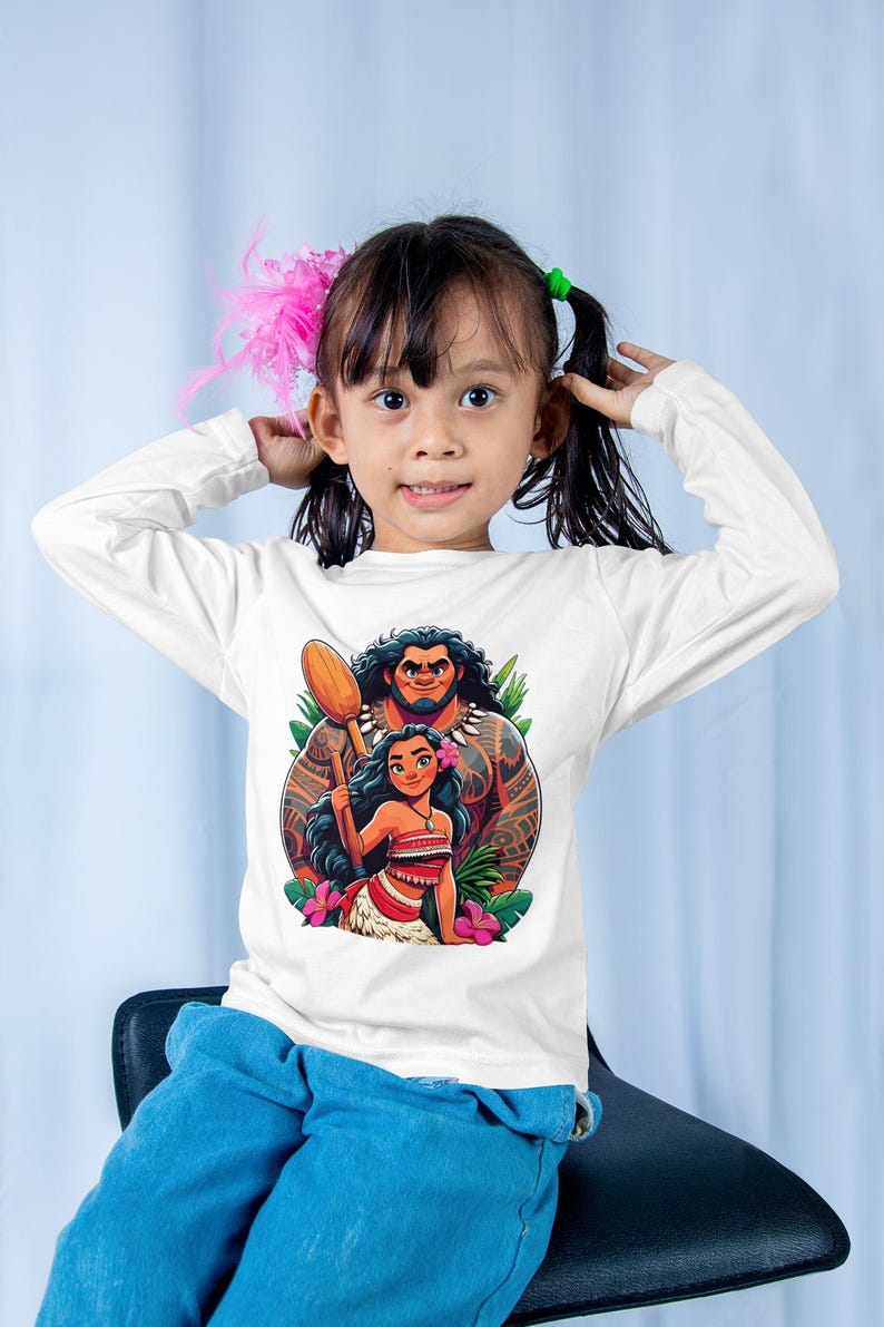 Moana and Maui Svg Bundle | Polynesian Princess & Demigod Vector ...