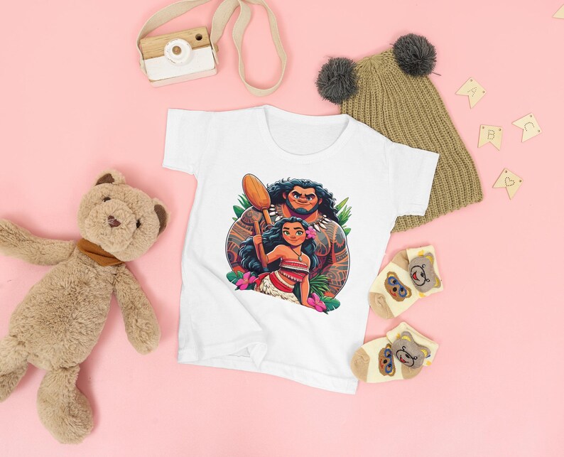 Moana and Maui Svg Bundle | Polynesian Princess & Demigod Vector ...