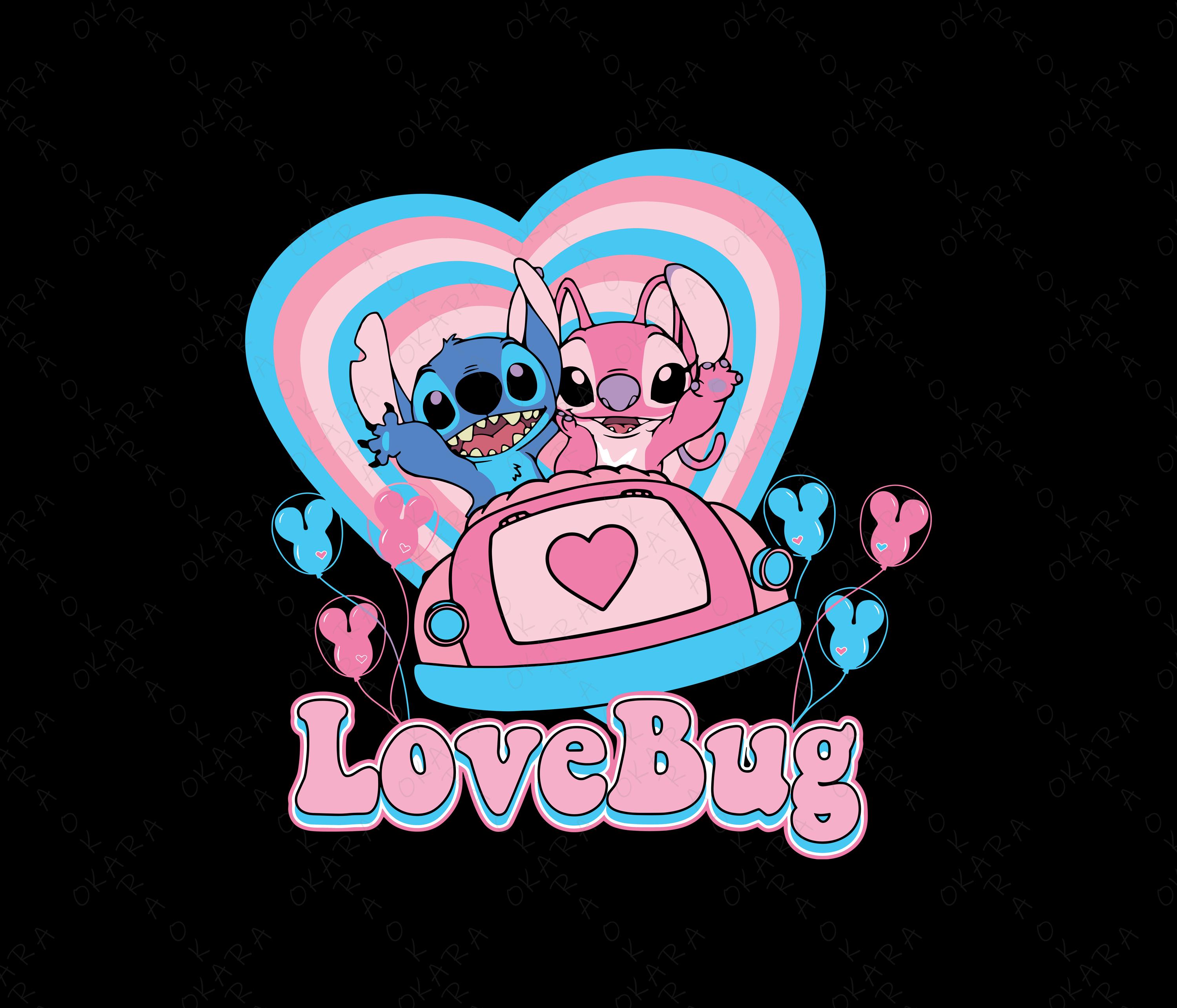 Stitch Png, Love Bug Png, Stitch Svg, Love Bug Svg, Gift for Kids ...