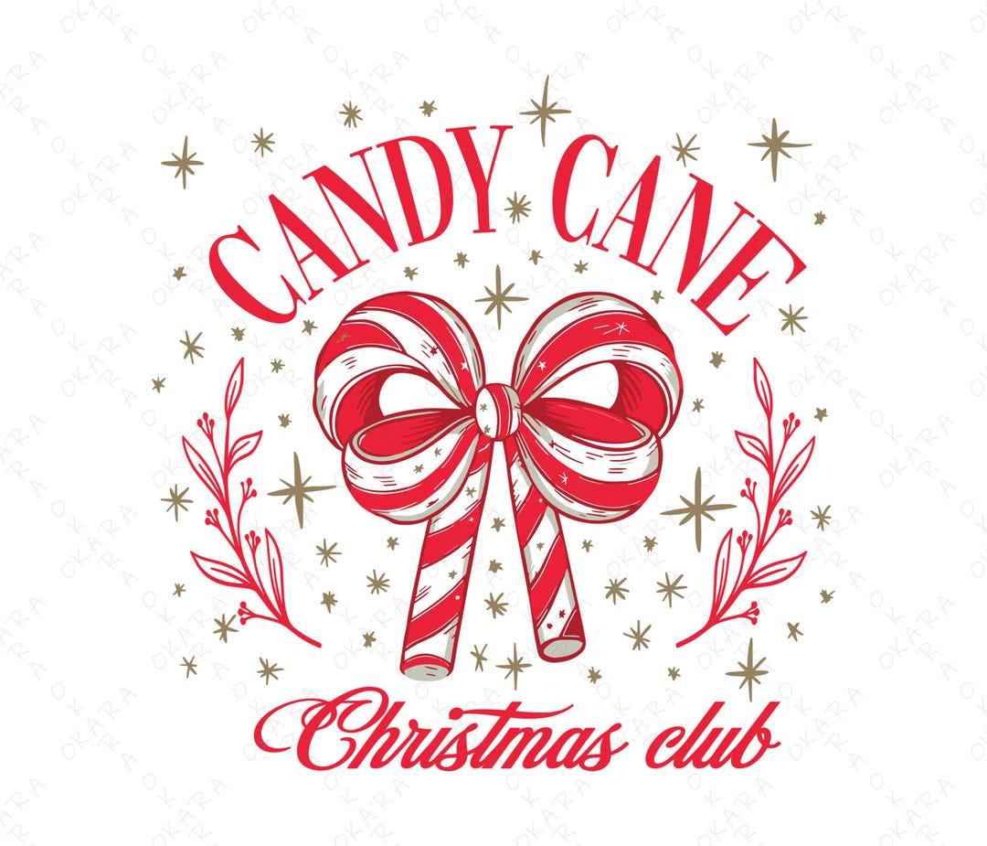 Candy Cane Bow Svg, Christmas Coquette Bow Design, Xmas Coquette Bow ...