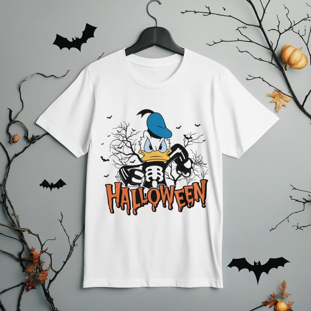 Skeleton Donald Duck SVG - Halloween Spooky PNG Cut File | Cricut ...