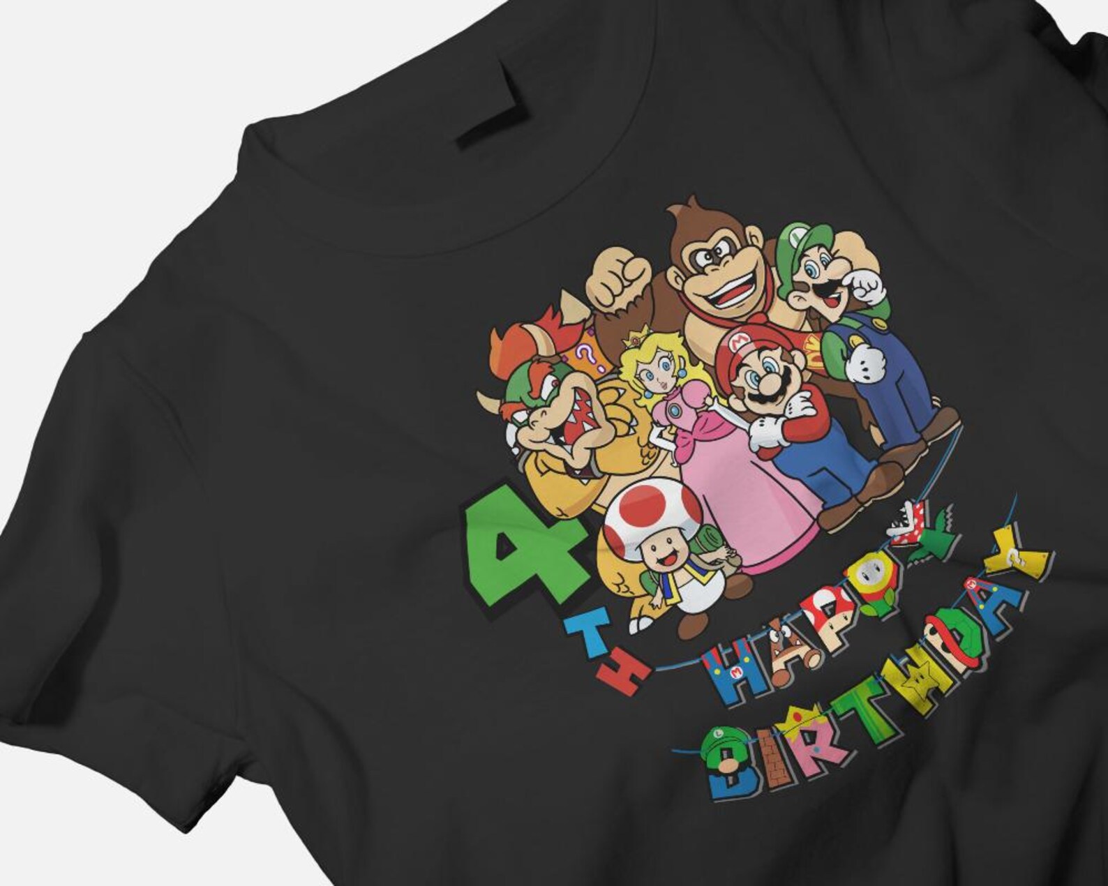 Birthday With Super Mario: 4th Happy Birthday Png, Super Mario Png ...