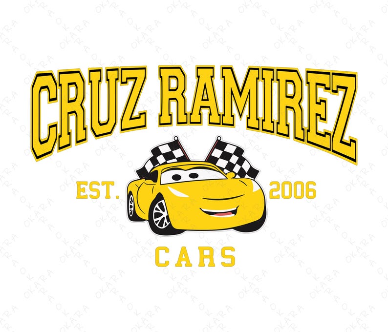 Cruz Ramirez Est. 2006 Design for Shirt - Mug - Tumbler - Tote Bag ...