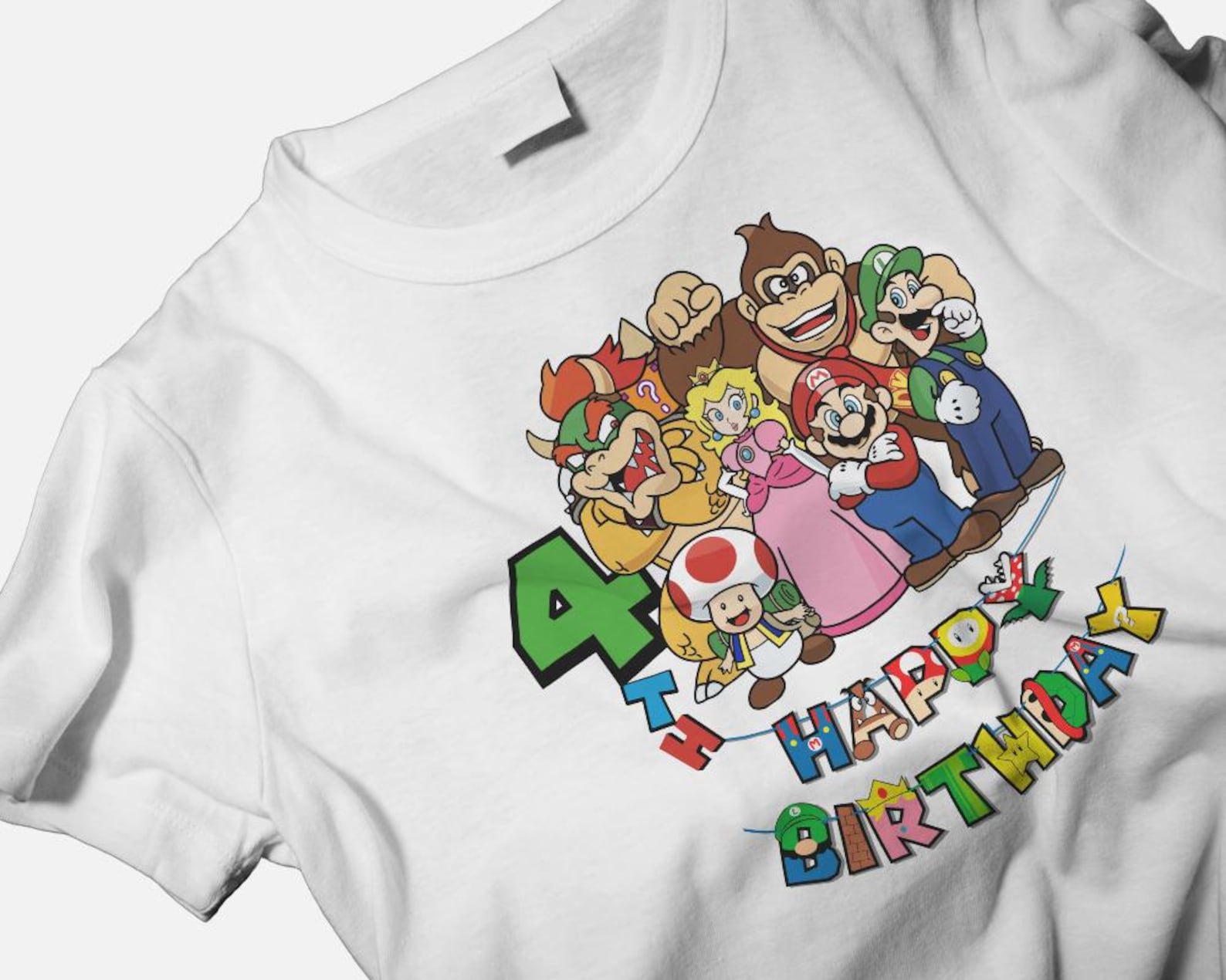 Birthday With Super Mario: 4th Happy Birthday Png, Super Mario Png ...