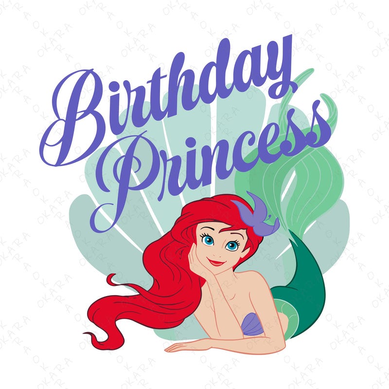 Ariel Birthday - Etsy