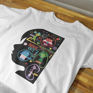 Inside Out Characters in Head Design for Shirt - Mug - Tote Bag ...