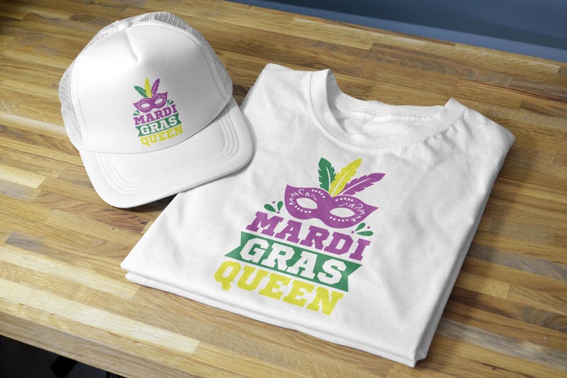 Mardi Gras Queen SVG | Fat Tuesday Shirt Design for Cricut | Carnival ...