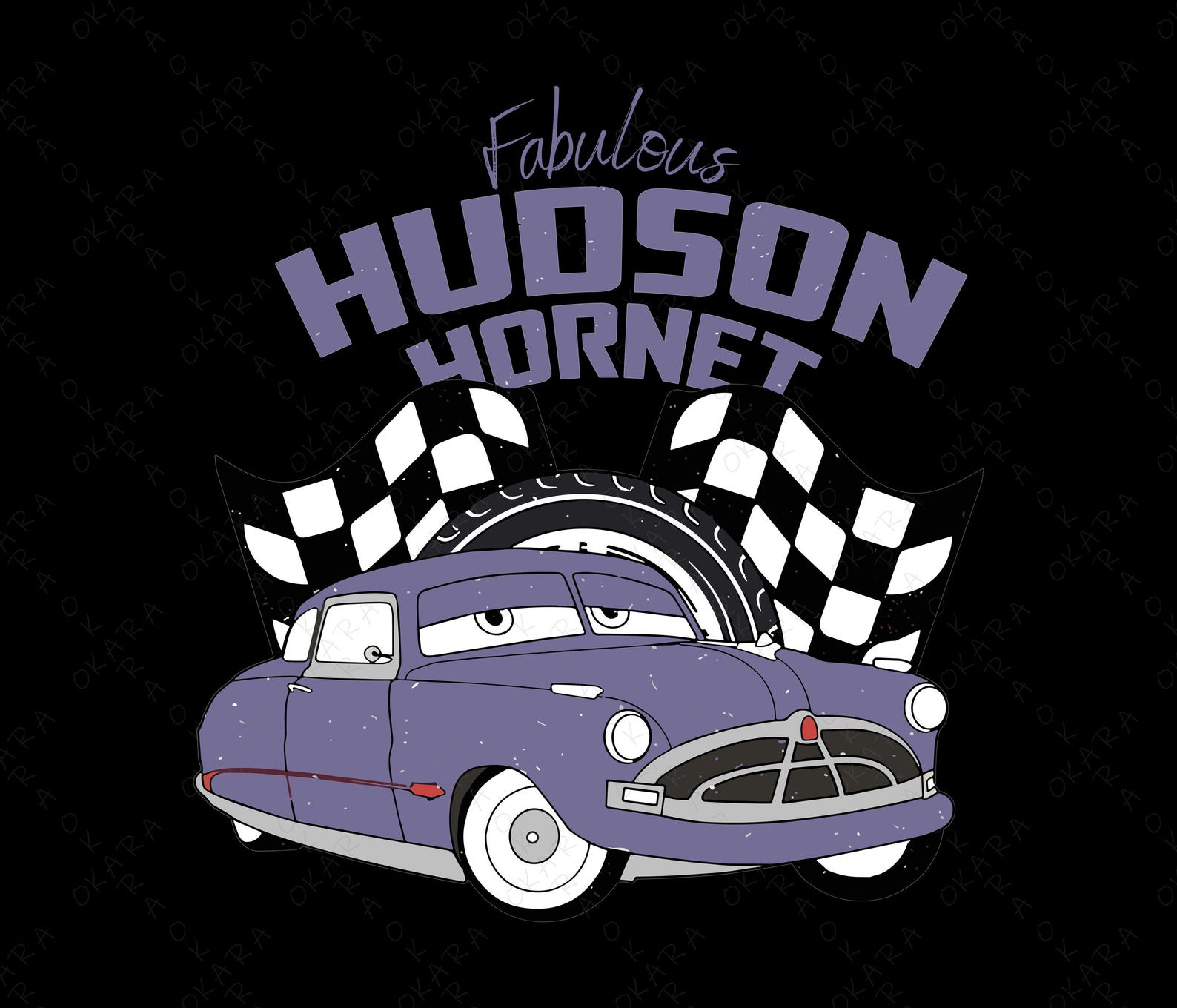 Fabulous Hudson Hornet Design for Shirt - Mug - Tumbler - Tote Bag ...