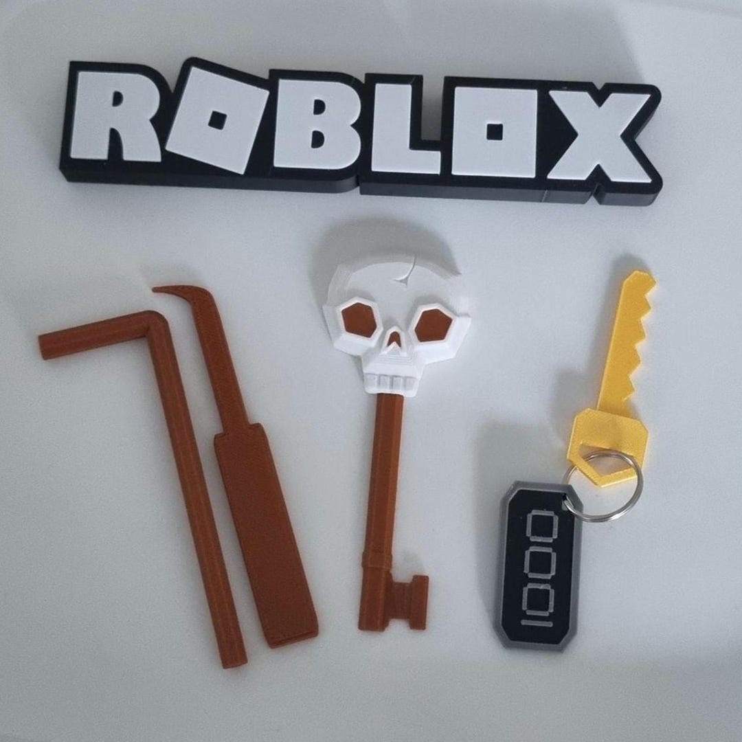 Roblox Doors Inspired Keys Bundle Lock Picks Skeleton Key Door Key ...