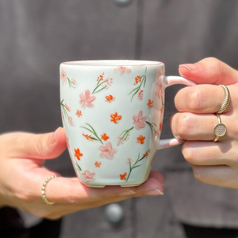 Hand Painted Mug - Etsy