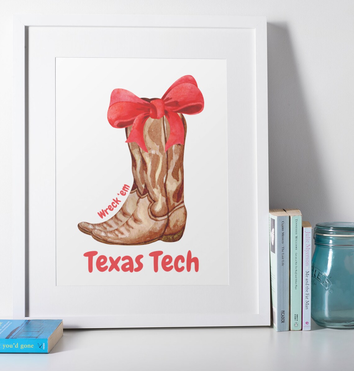 Texas Tech Wall Prints Decor - Etsy