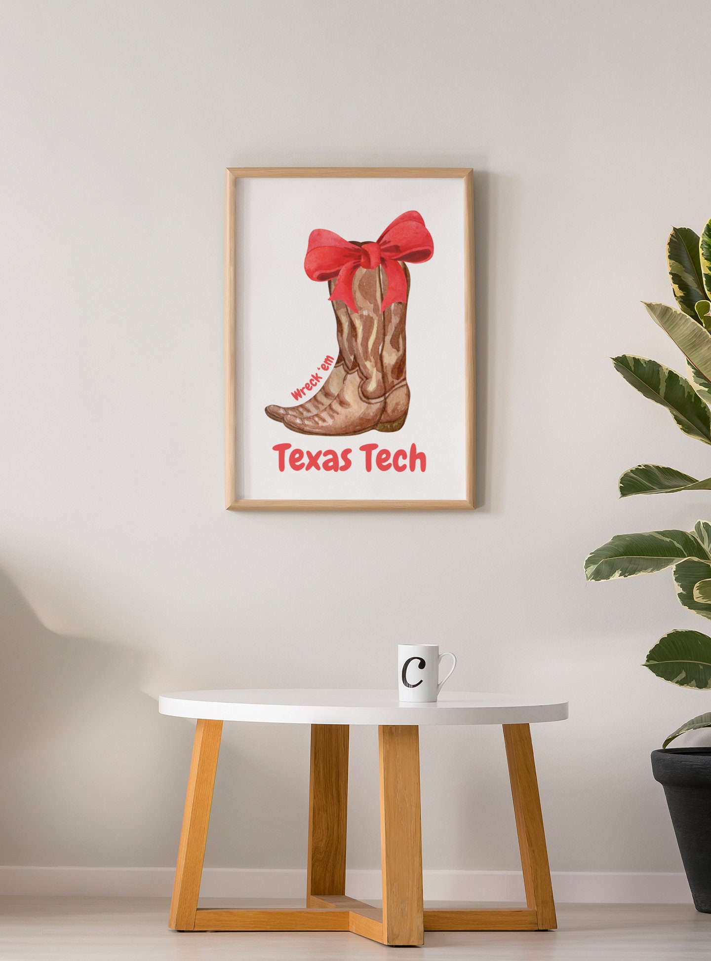 Texas Tech Wall Prints Decor - Etsy