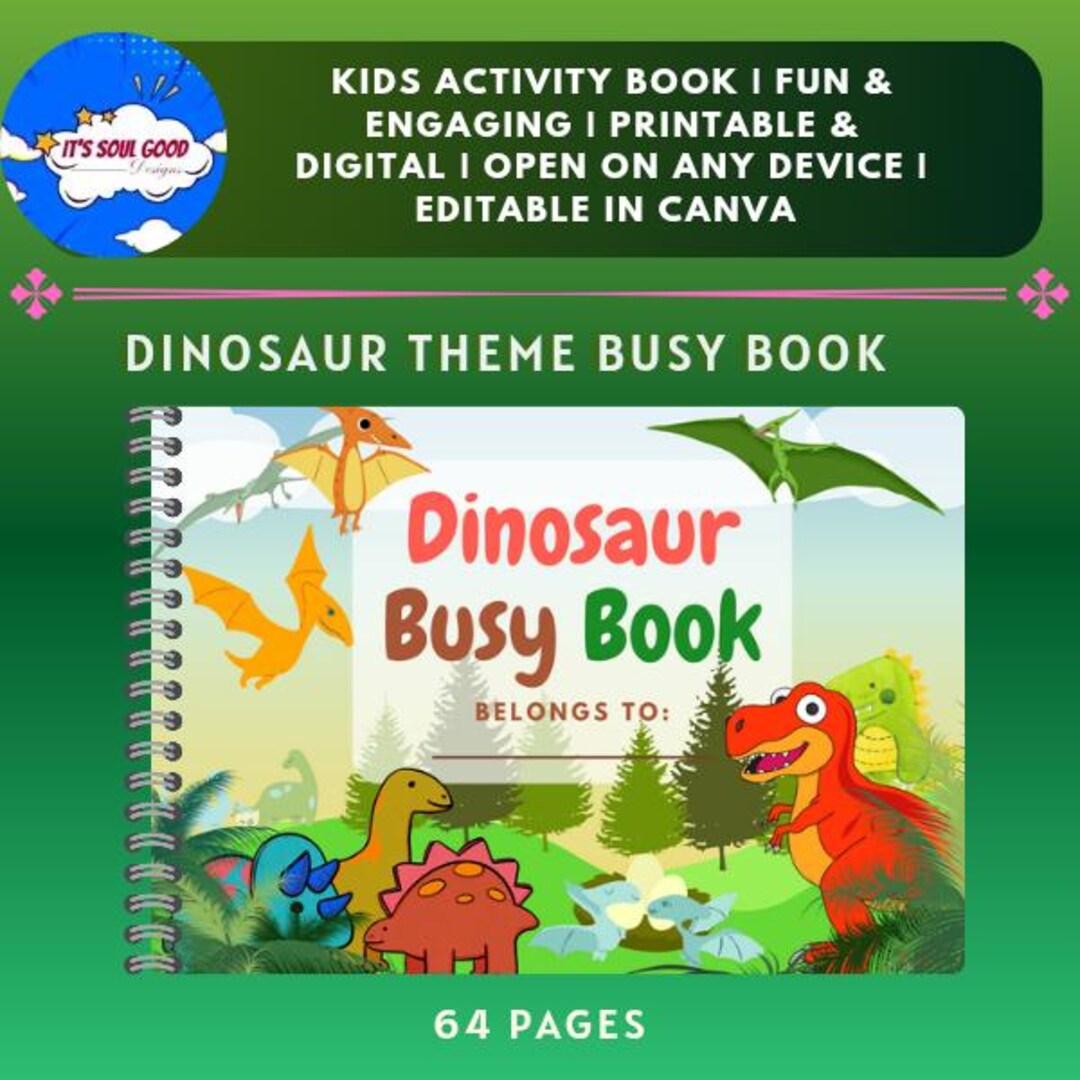 Kids Activity Book Printable | Educational Activity Books for Kids ...