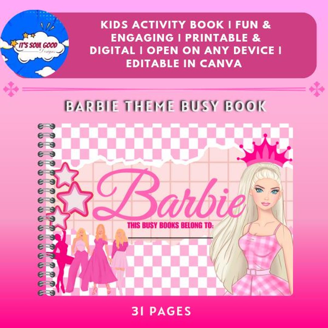 Barbie Activity Book | Homeschool Learning | Open on Any Device ...