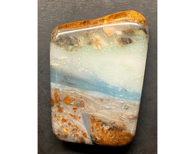 Ocean Picture Stone Specimen Slab, Polished Both Sides, Lovely Rock and ...
